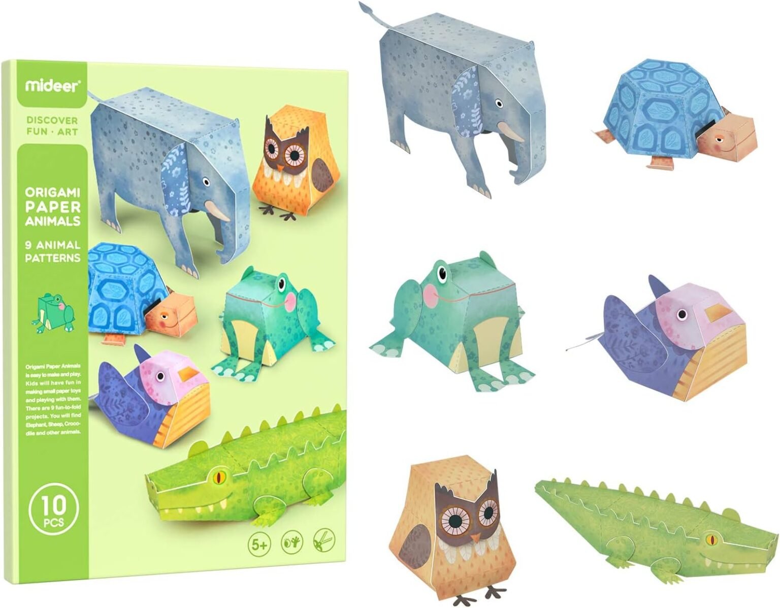 Origami Kit for Kids – 3D Animals – Karaze 78