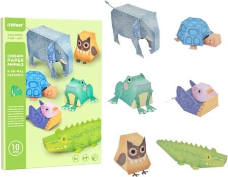 Origami Kit for Kids – 3D Animals – Karaze 78