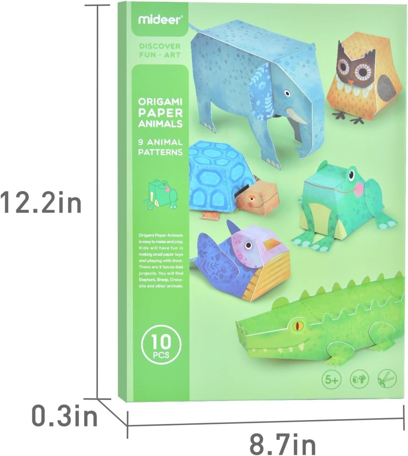 Origami Kit for Kids – 3D Animals – Karaze 78